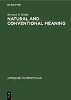 Natural and Conventional Meaning – Exclusive Books Online