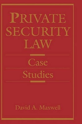 Private Security Law – Exclusive Books Online