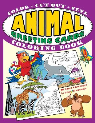 Animal Greeting Cards Coloring Book - Exclusive Books Online